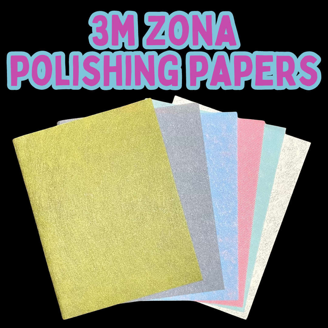 Dice Making Supplies | 3M Zona Polishing Papers – Nano Lab Maker