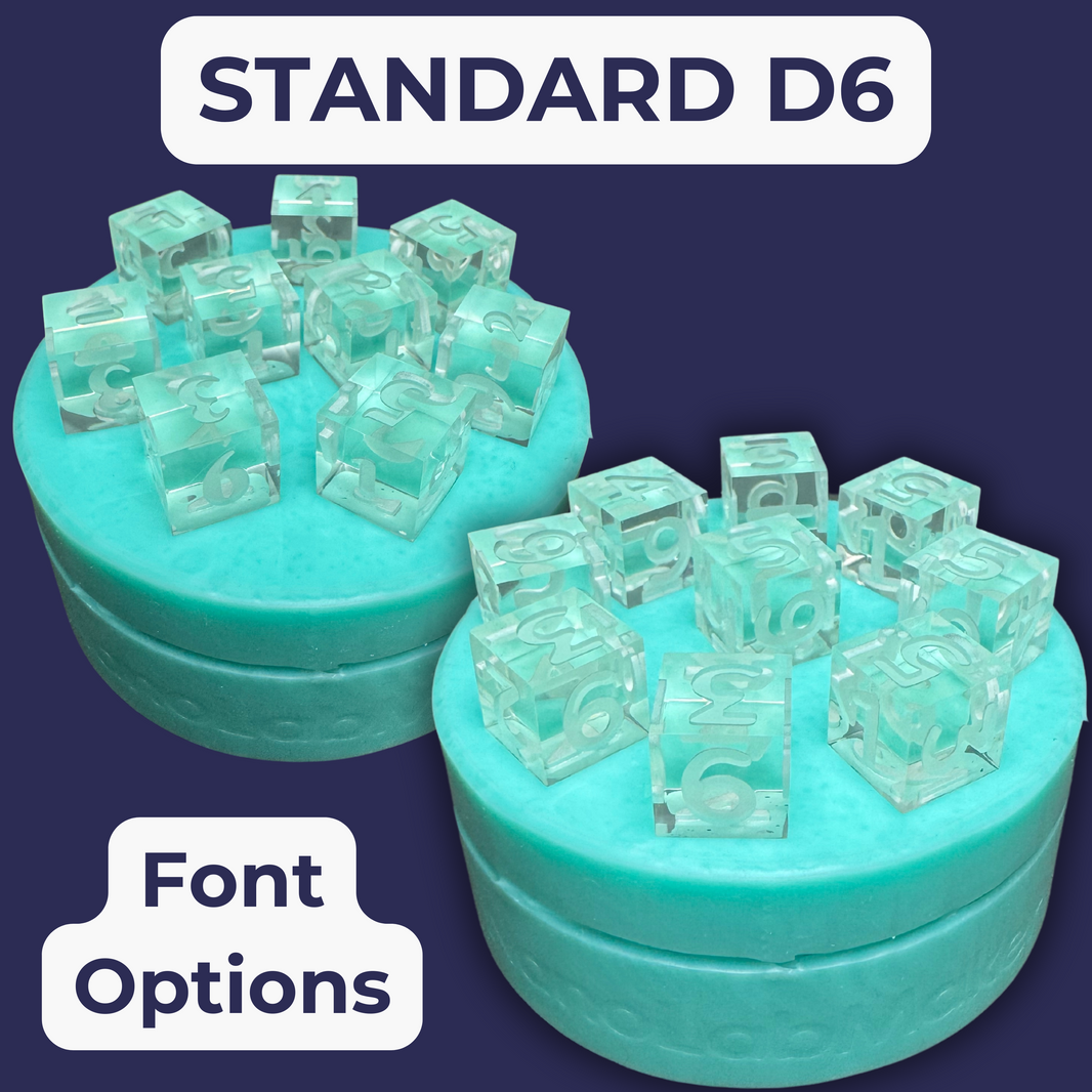 Silicone Dice Molds for Resin - D&D Polyhedral – Nano Lab Maker